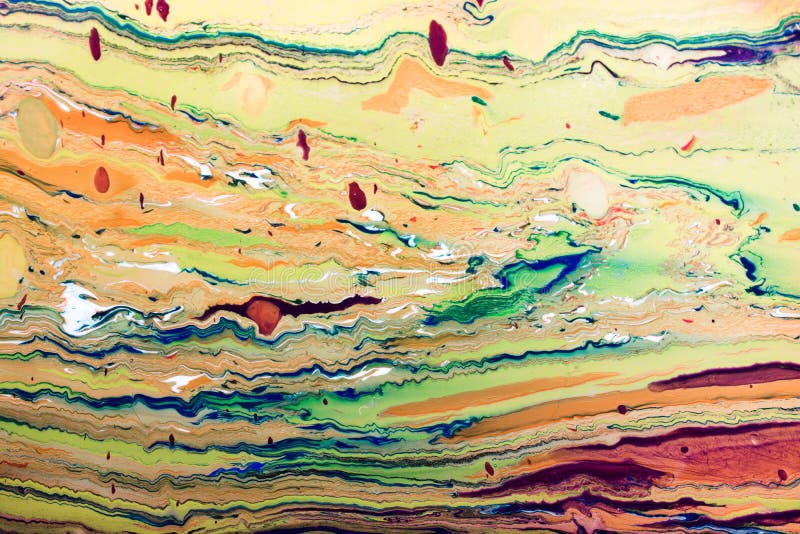 Abstract Paint Patterns on Colorful Background Stock Photo - Image of ...