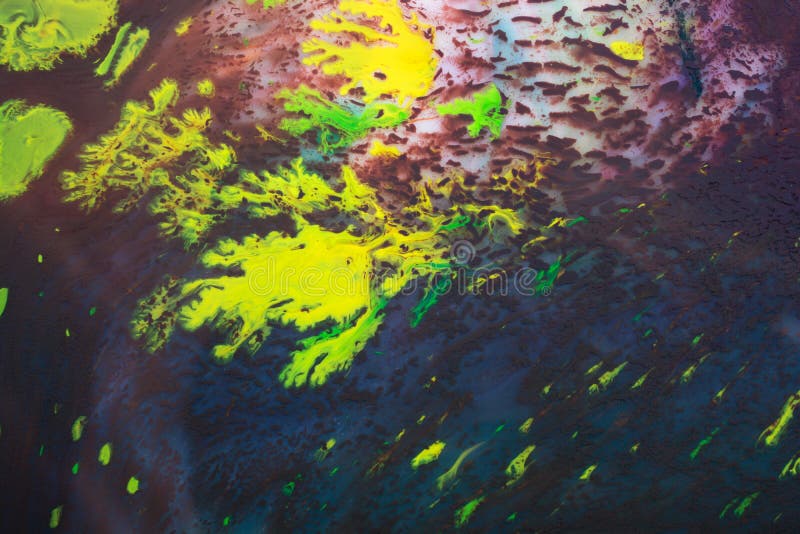 Abstract Paint Patterns on Colorful Background Stock Photo - Image of ...