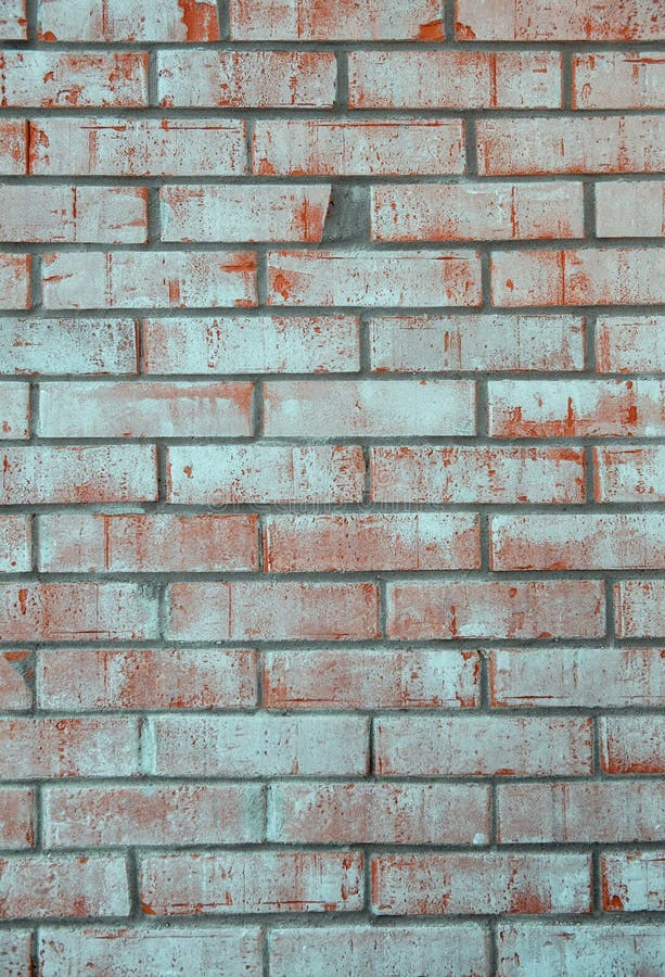 Grunge Brick Wall Texture Background Stock Image - Image of room, paint ...