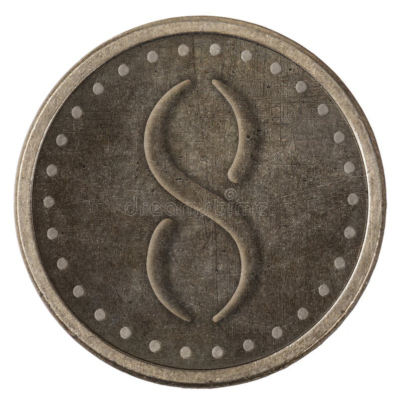 Grunge Agix, SingularityNet Crypto Token Stock Illustration ...