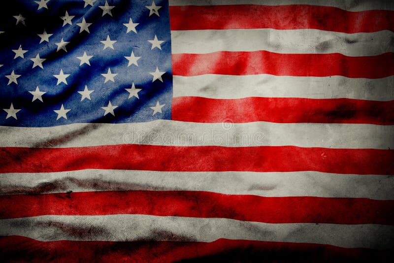 Grunge American flag stock image. Image of national - 135647349