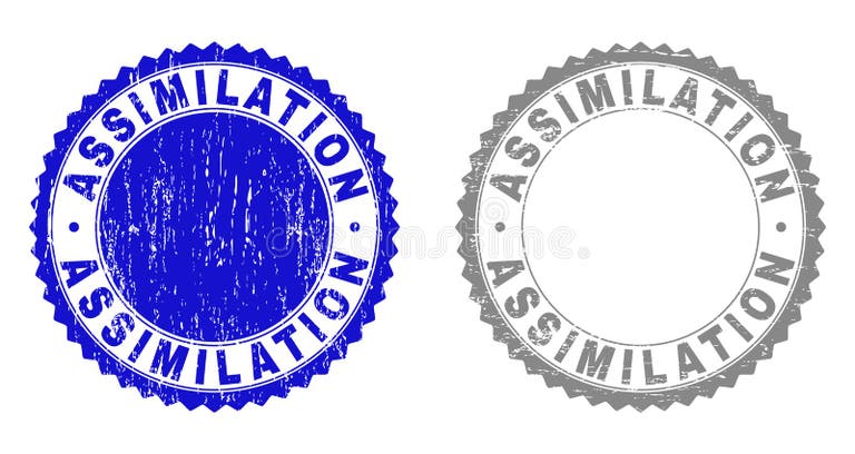 Textured ASSIMILATION Grunge Watermarks Stock Vector - Illustration of ...