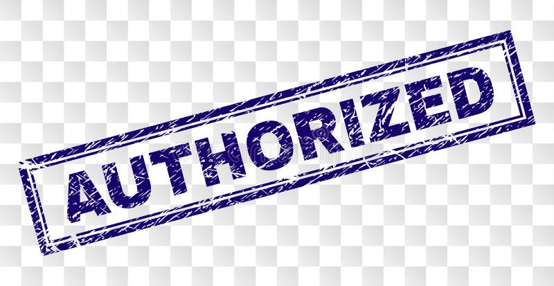 Grunge AUTHORIZED Rectangle Stamp Stock Vector - Illustration of frame ...