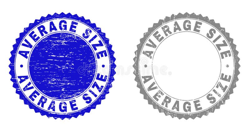 Textured AVERAGE SIZE Grunge Stamps Stock Vector - Illustration of ...