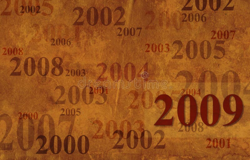 Grunge background - 2009 stock illustration. Illustration of holiday ...