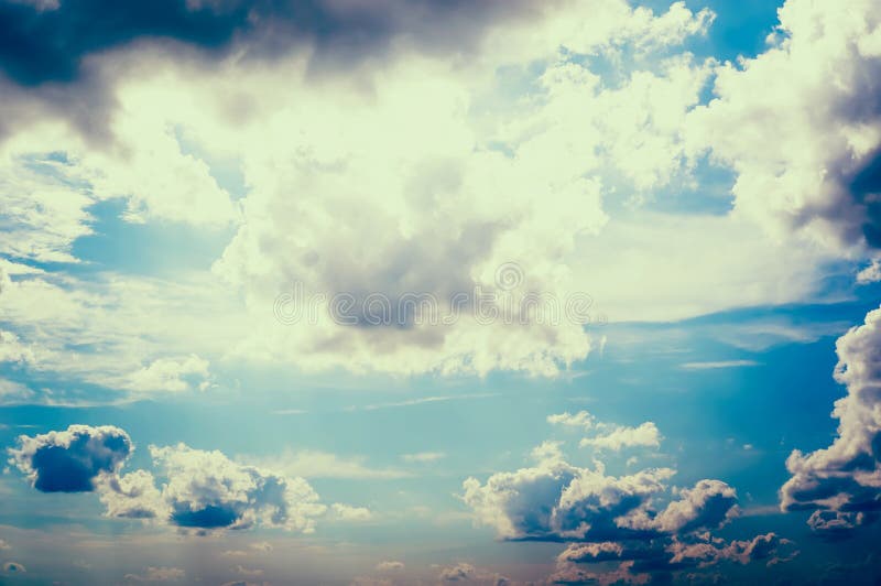 Grunge Background of Blue Sky. Stock Image - Image of obsolete ...