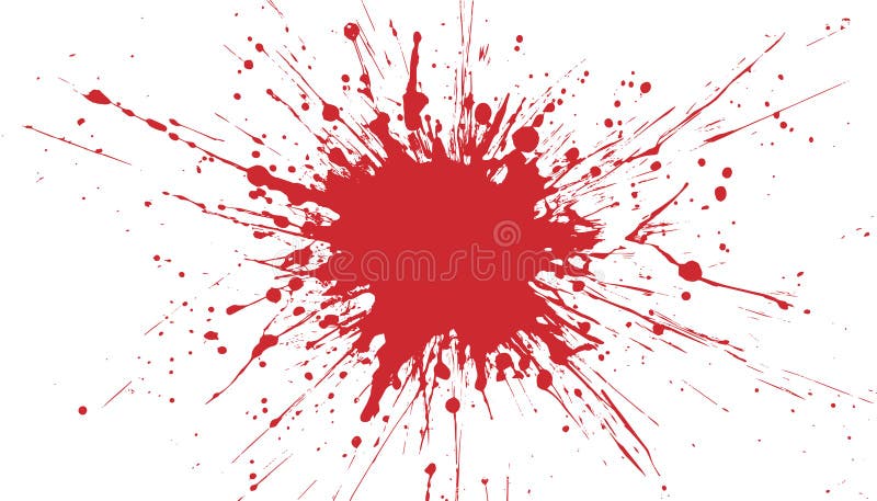 Grunge Background with Bright Red Splash. Vector Illustration Stock ...