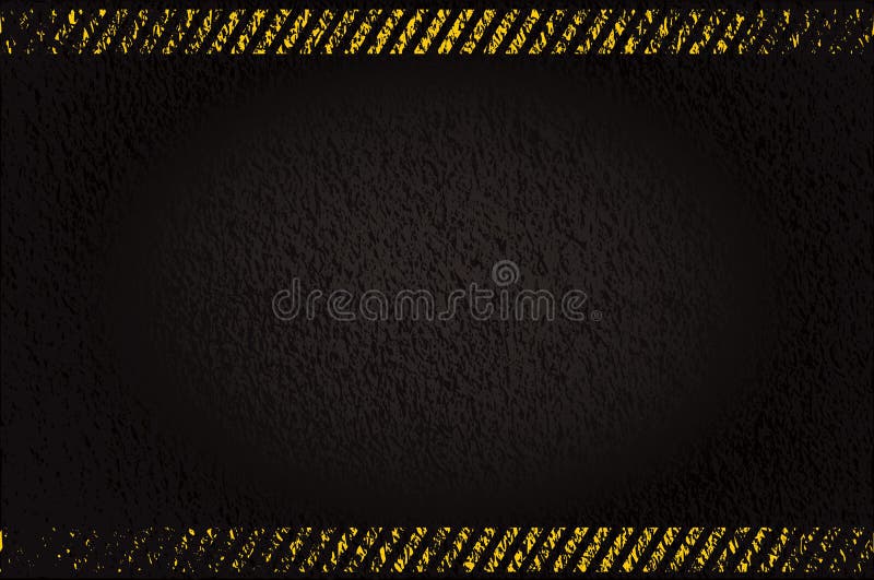 Grunge Background with Caution Stripes Stock Vector - Illustration of ...