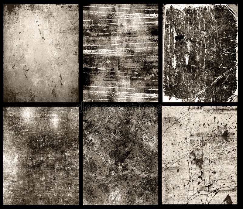 Grunge Background Compilation. Cracked Structure Effect. Rough Grunge ...