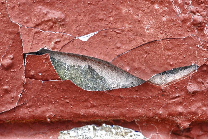 Red crumbled wall stock photo. Image of matt, background - 45713818