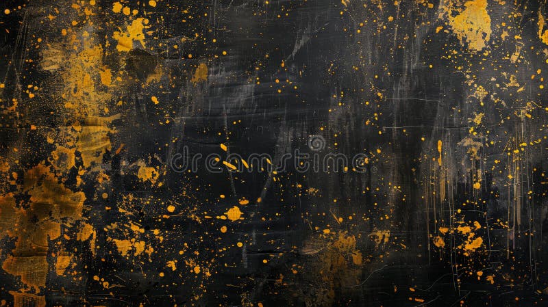 Grunge Background with a Dark, Gritty Texture, Featuring Splatters of ...