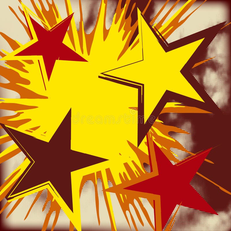 Grunge Background Of Explosion Star. Stock Vector - Illustration of ...