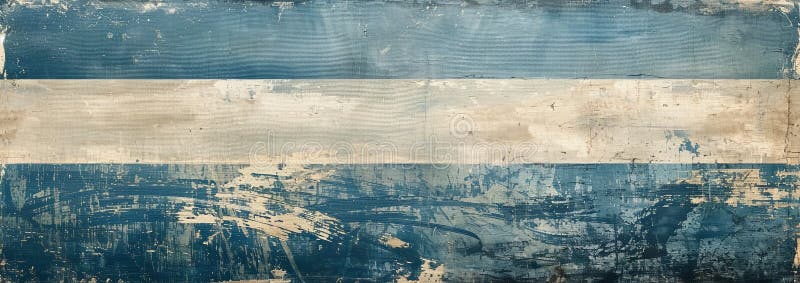 Grunge Background with Horizontal Stripes in Blue and White. Distressed ...
