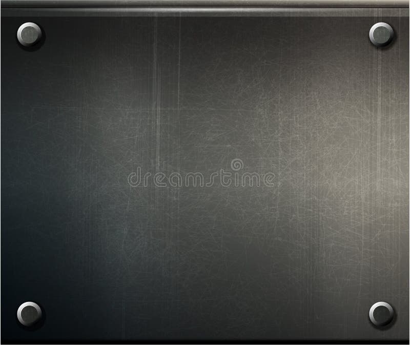 Metal grunge banner stock illustration. Illustration of paper - 4055607