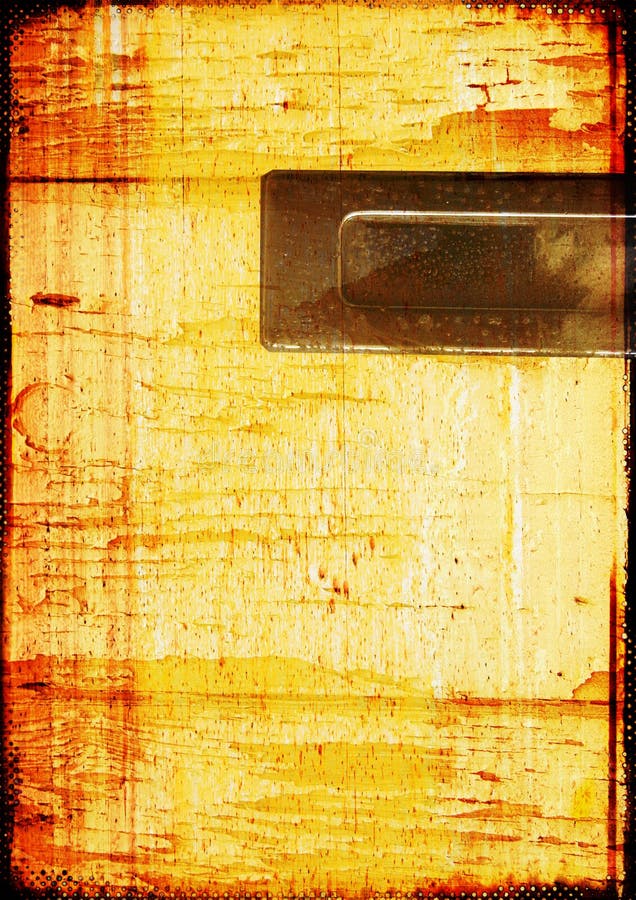 Grunge Background with Metal Plate for Text Stock Illustration ...