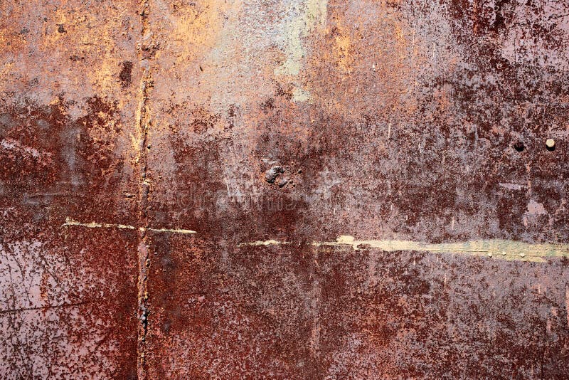Old Iron Texture with Cracked Paint Stock Image - Image of grainy ...
