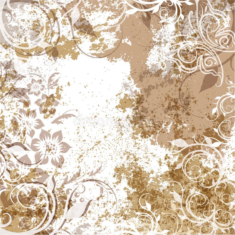 Grunge Background with Patterns Stock Vector - Illustration of messy ...