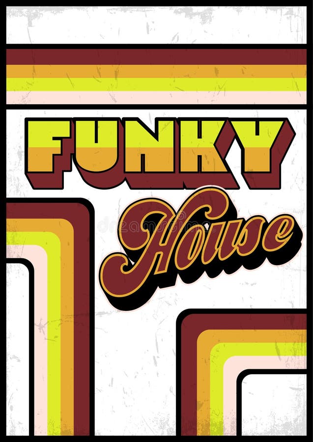 Grunge Background from the 1970s Stock Illustration - Illustration of ...