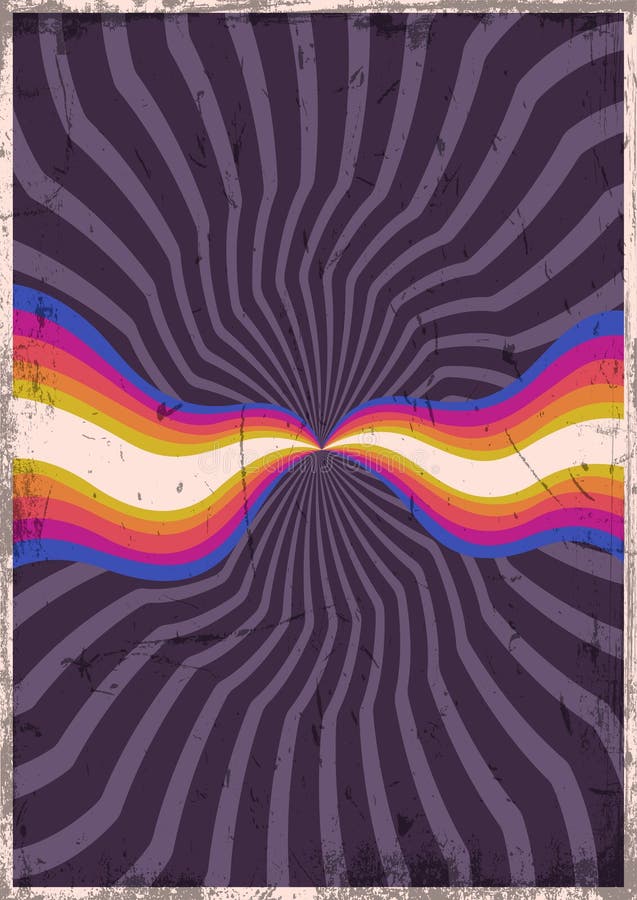 Grunge Background from the 1970s Stock Illustration - Illustration of ...