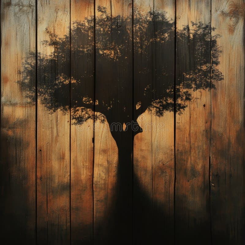 Grunge Background with Tree and Target. Vector Illustration. Eps 10 ...