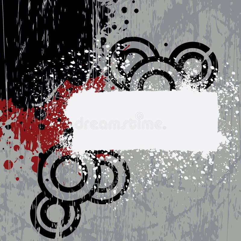 Grunge banner stock vector. Illustration of gray, drawing - 20532538