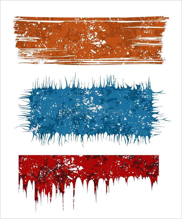 Grunge banners stock vector. Illustration of drop, decoration - 13601084