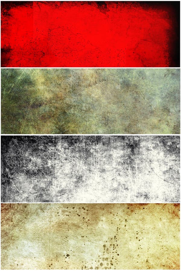 Grunge banners set stock illustration. Illustration of environmental ...