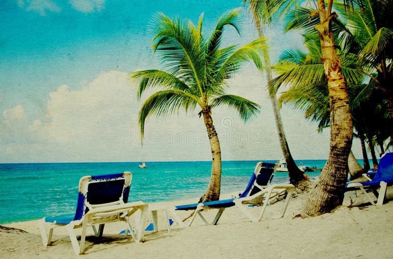 Grunge beach stock image. Image of aging, seascape, postcard - 34426665