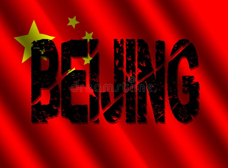 Beijing Flag Text Stock Illustrations – 596 Beijing Flag Text Stock ...