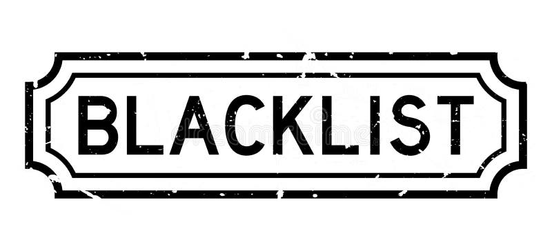 Blacklist Word Stock Illustrations – 98 Blacklist Word Stock ...