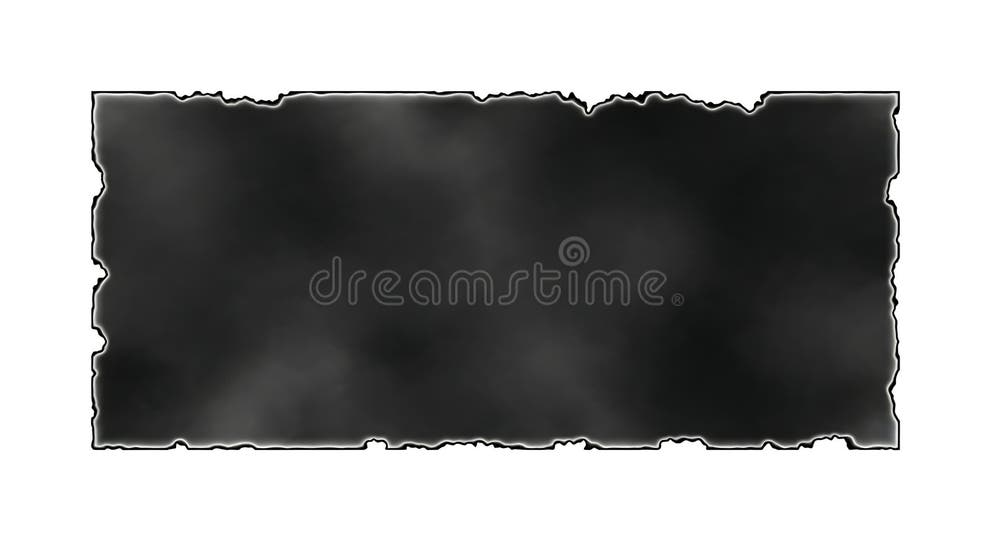 Grunge Black Frame with Rough Edges Stock Illustration - Illustration ...