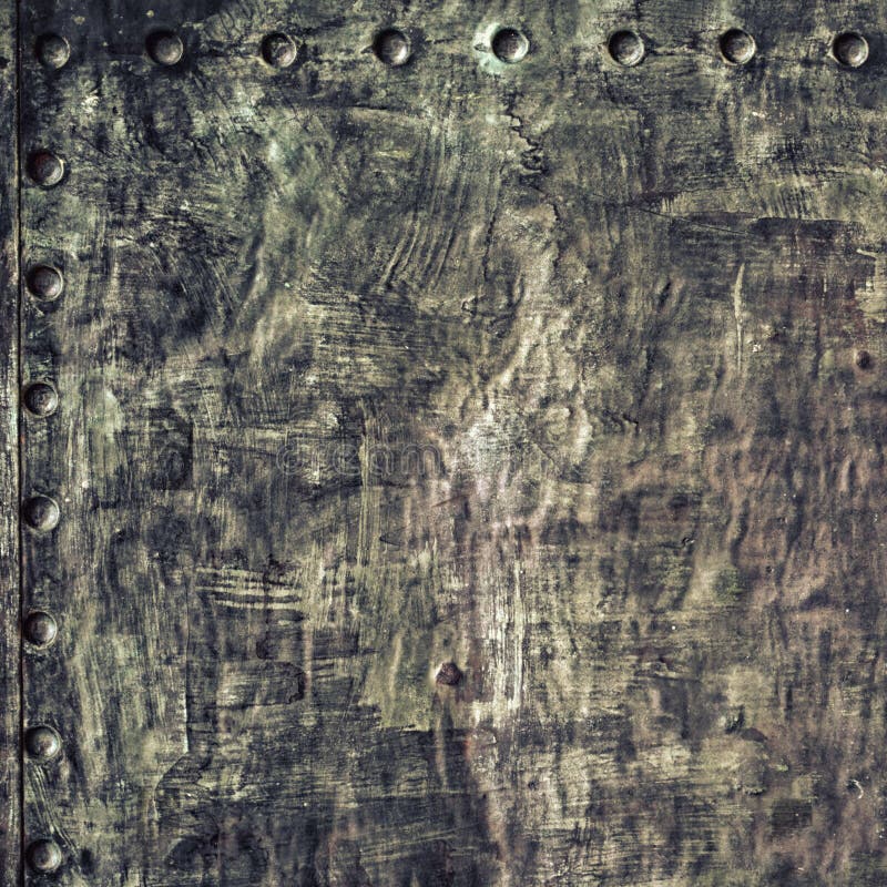Black Metal Plate or Armour Texture with Rivets Stock Photo - Image of ...