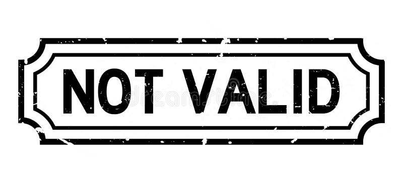 Not Valid Stock Illustrations – 199 Not Valid Stock Illustrations ...
