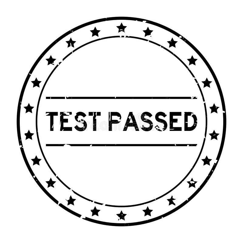 Grunge QC PASSED Rectangle Stamp Stock Vector - Illustration of ...