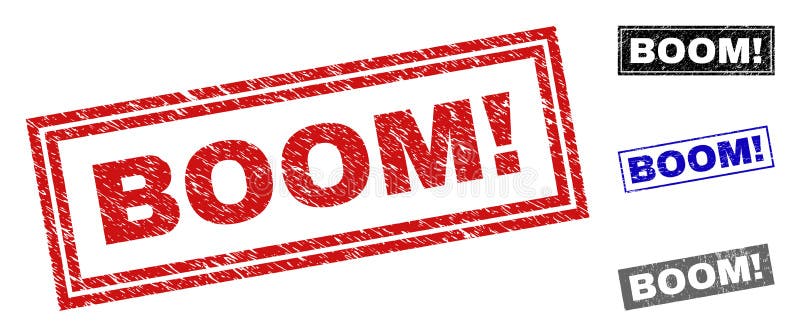 Textured Boom! Stamp Seal and Rainbow Linear Asymmetrical Star Stock ...