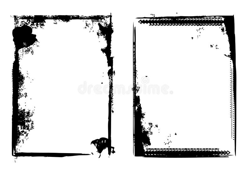 Grunge border stock illustration. Illustration of decorative - 10109359