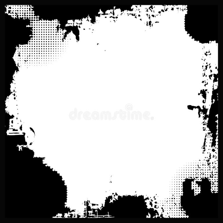 Detailed Abstract Grunge Style Border Stock Illustrations – 1,125 ...