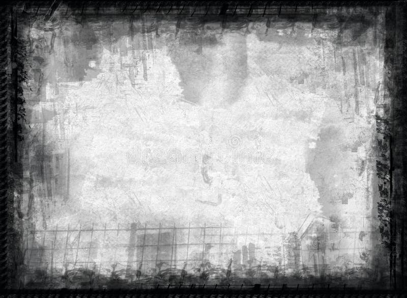 Grunge Border and Background Stock Illustration - Illustration of ...
