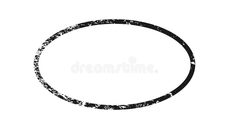 Oval Sketch Rubber Stamp Frame Border Stock Illustrations – 39 Oval ...