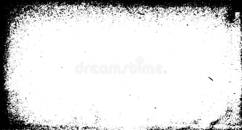 Grunge Border Vector Texture Background. Abstract Frame Overlay Stock ...