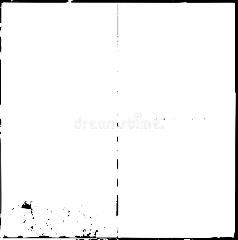 Grunge Border Vector Texture Background. Abstract Frame Overlay. Dirty ...