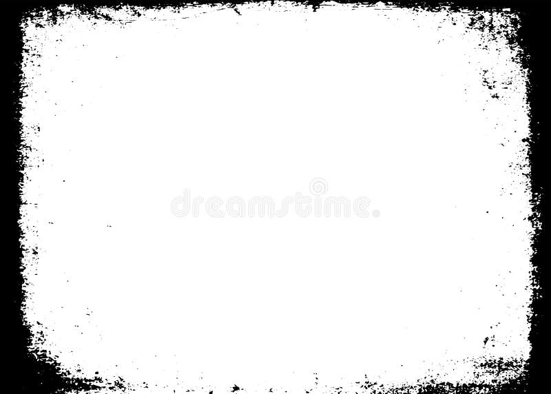 Grunge Border Vector Texture Background. Abstract Frame Overlay. Dirty ...