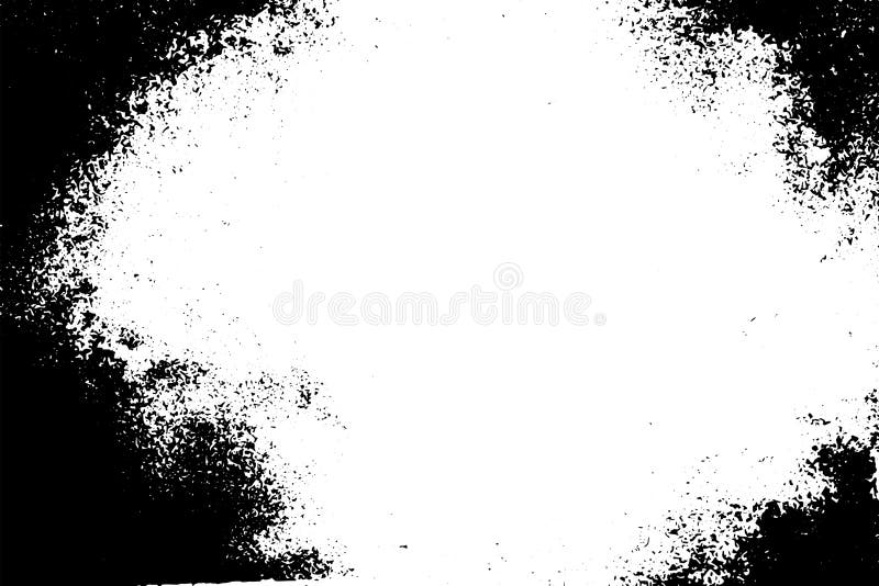 Grunge Border Vector Texture Background. Abstract Frame Overlay. Dirty ...