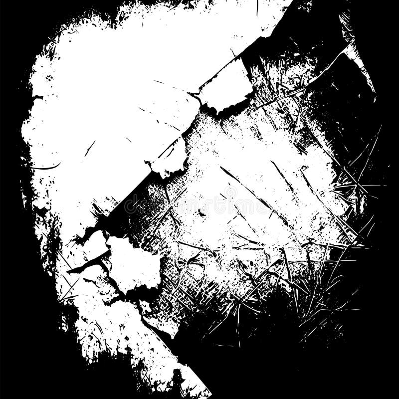 Grunge Border Vector Texture Background. Abstract Frame Overlay. Dirty ...