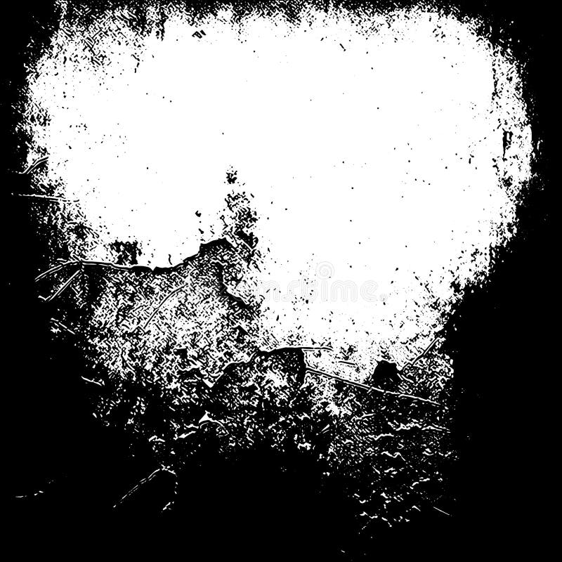 Grunge Border Vector Texture Background. Abstract Frame Overlay. Dirty ...