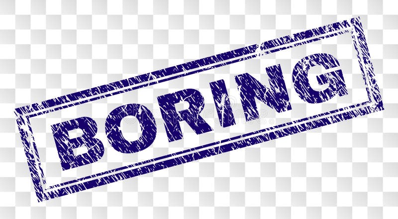 Grunge BORING Rectangle Stamp Stock Vector - Illustration of mark ...