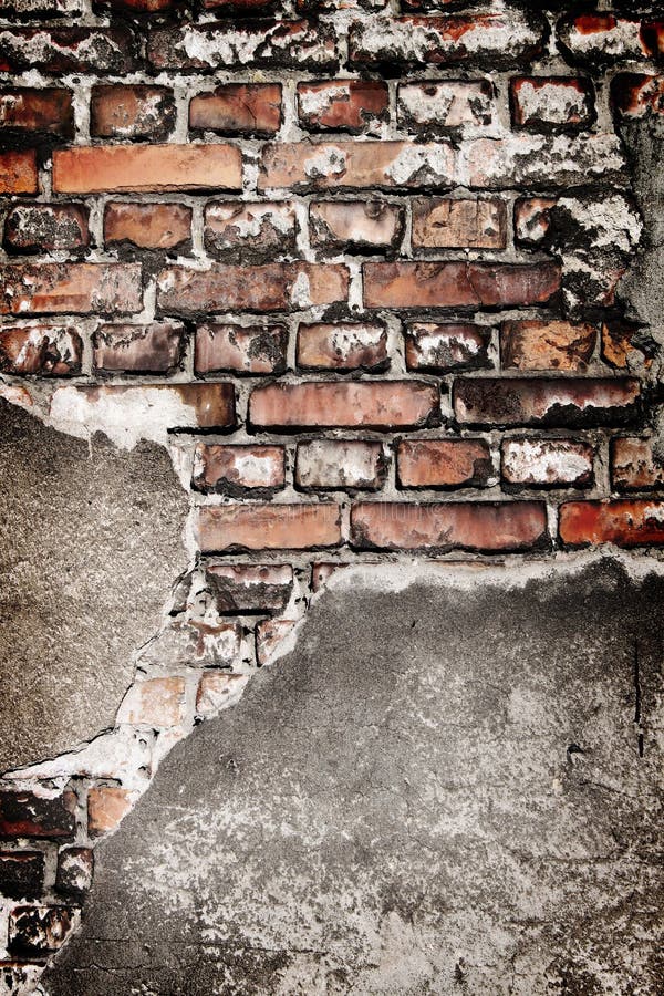 Grunge brick wall texture stock photo. Image of weathered - 13658166