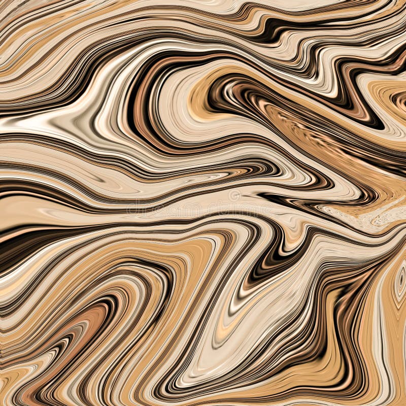 Grunge Brown and Black Marble Effect Abstract Art Background Stock ...