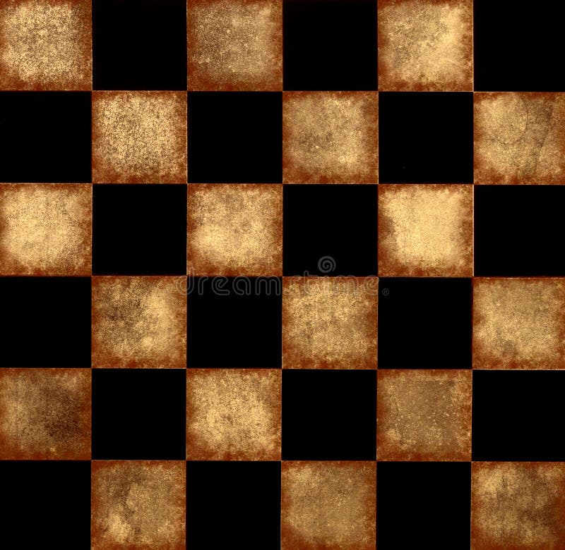 Grunge brown chessboard zdjęcie stock. Obraz złożonej z aged - 64145500