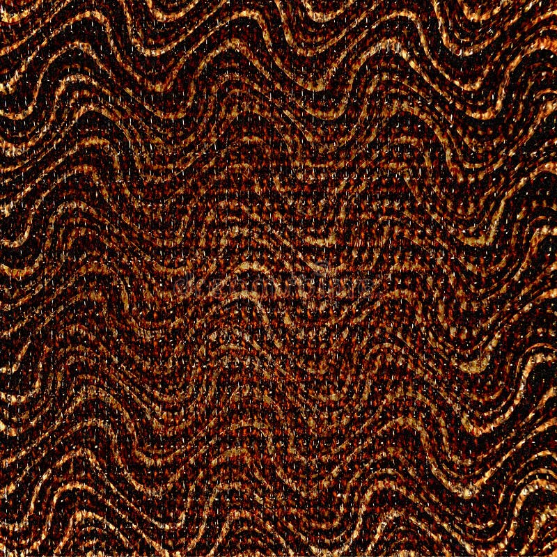 Grunge Brown Wave Pattern Wallpaper Stock Illustration - Illustration ...